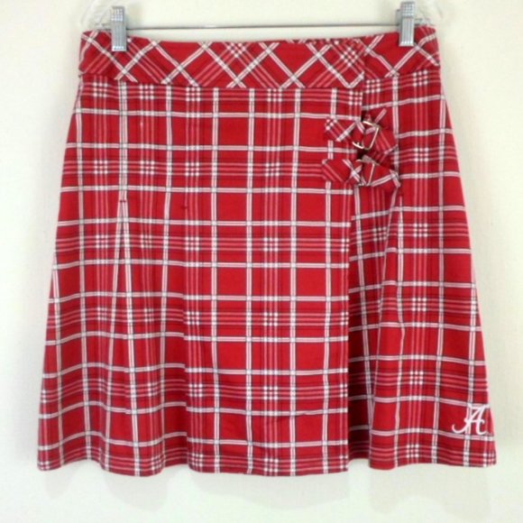 Erin Spiritwear | Skirts | Alabama Crimson Tide Red Tartan Plaid Kilt ...